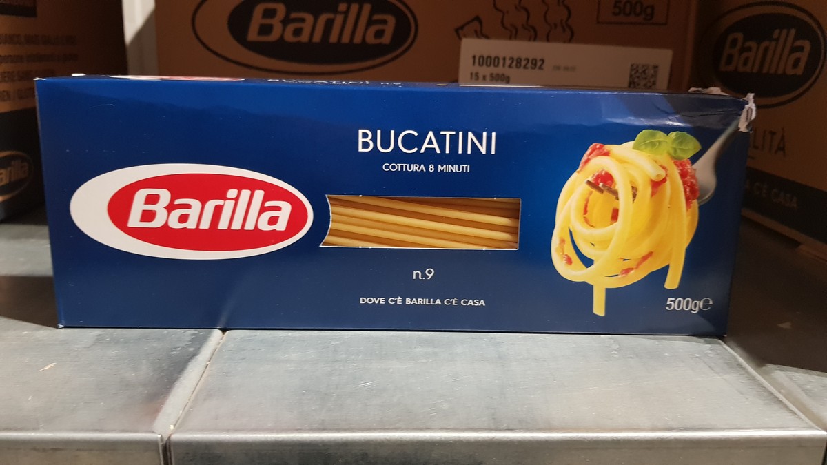 BARILLA 9 BUCATINI 500gr - Seppi Onlineshop, 1,55